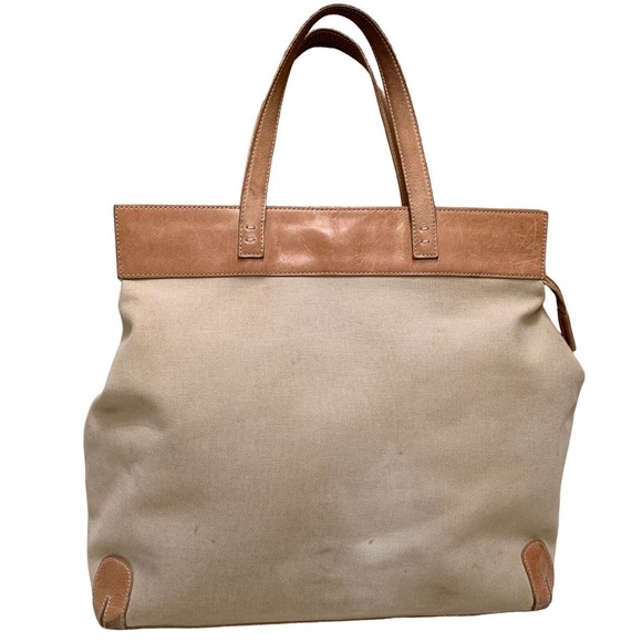 Sigrid Olsen | Bags | Sigrid Olsen Large Natural Cotton Canvas Tote ...